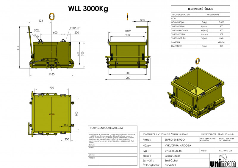 TILTING CONTAINERS | UNIMAN Engliš s.r.o.